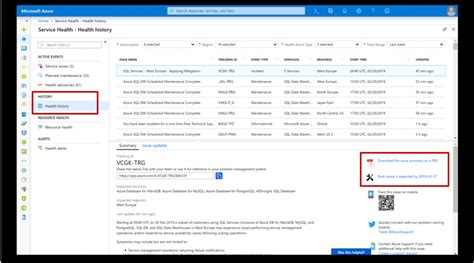 Get An Official Service Issue Root Cause Analysis With Azure Service Health Mashfords Musings