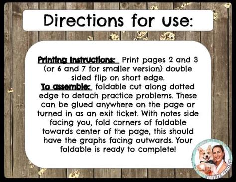 Parallel And Perpendicular To Axis Foldable By Varsity Mathletes