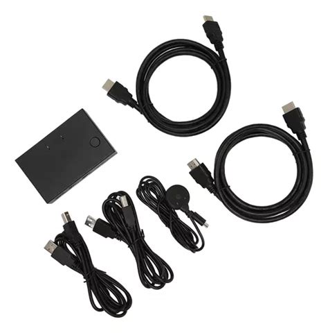 Hub Usb Kvm Er De 2 Puertos Plug And Play 4k 30 Hz Hd Mul Cuotas