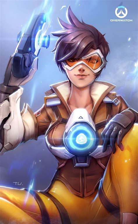 Overwatch Tracer Sexy Art Telegraph