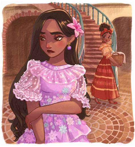 Isabela Madrigal And Dolores Madrigal Encanto Drawn By User Wtwz