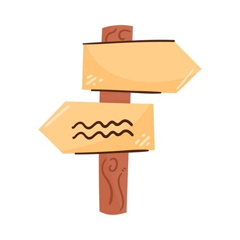 wooden arrows guide signals 13907906 vector art at vecteezy