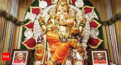 Mumbai's wealthiest GSB Ganeshotsav mandal takes a record Rs 316 crore cover | Mumbai News ...