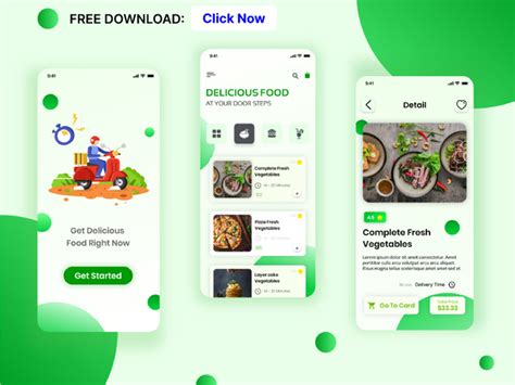 Fast Food Delivery Application UI Design Figma