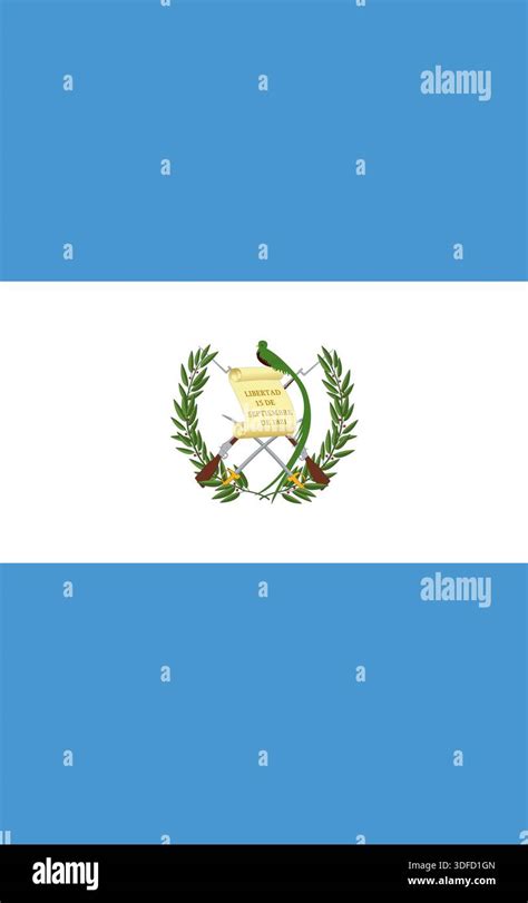 Guatemala Vertical Flag In Official Colors Dimensions And Aspect Ratio