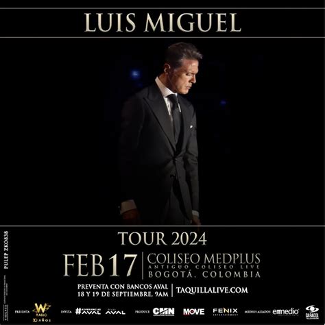 Luis Miguel En Colombia Se Conoció Oficialmente La Fecha De Preventa