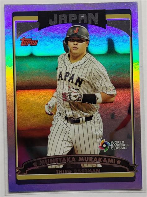 【目立った傷や汚れなし】村上宗隆 2023 Topps World Baseball Classic 2006 Wbc ヤクルトの落札情報詳細