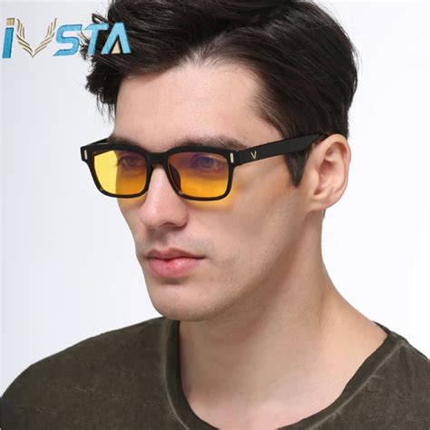 Ivsta Gaming Glasses Computer Glasses Anti Blue Rays Men Retro