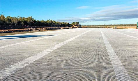 Secugrid® Combigrid® Hervey Bay Airport Australia Naue Building On Sustainable Ground