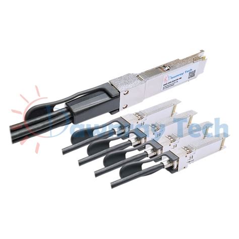 1m 328ft Fortinet Fn Cable Qsfp28 4sfp28 1 Compatible Qsfp28 To 4