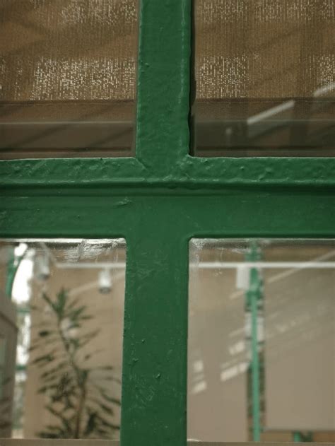 Detail Of The Steel Structure Above The Historical Steel Below The