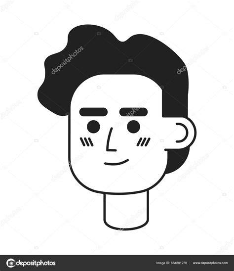 젊은이 아바타 그림입니다 아랍어 캐릭터 친화적 사용자 프로필 이미지 초상화 스톡 벡터 ©theimg 684881270