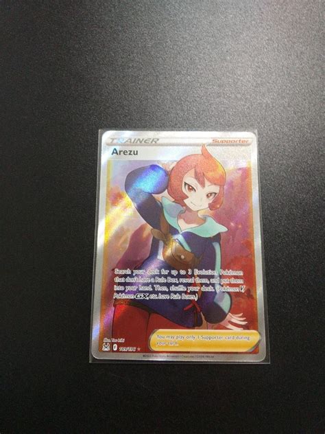 Pokemon Tcg Arezu Full Art Trainer Ultra Rare Ss11 Lost Origin
