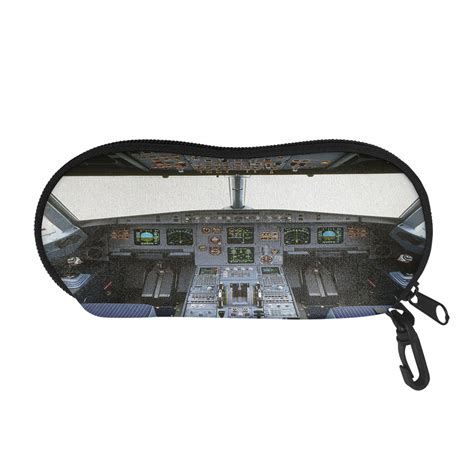 Airbus A320 Cockpit Wide Designed Glasses Bag Aviation Shop