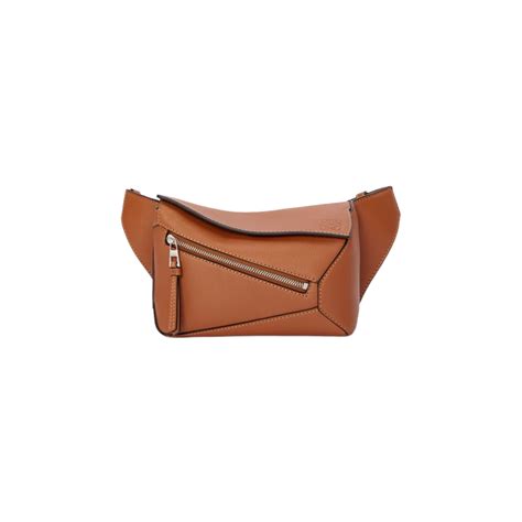 로에베 클래식 카프스킨 미니 퍼즐 범백 탄 Loewe Kream
