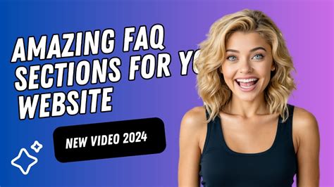 how to add an faq section to your website youtube