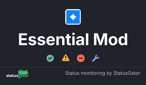 Essential Mod Infrastructure Status Check If Essential Mod Infrastructure Is Down Or Having An