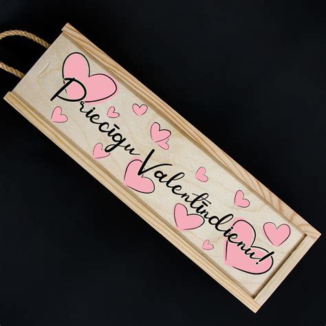 Koka Pudeļu Kaste Priecīgu Valentīndienu Goodylv
