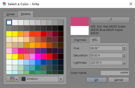 I Tried To Change The UI Layout Of The Foreground Color Picker