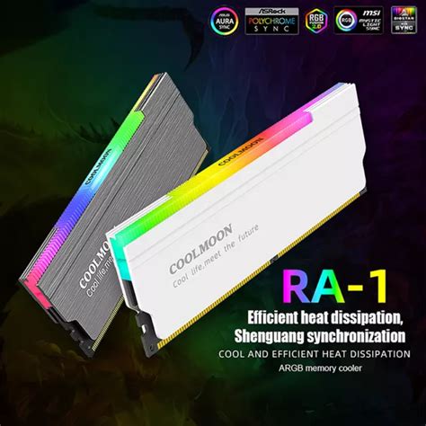 Argb Ram Heatsink Heat Spreader Cooler Memory Cooling Vest For Desktop Comput Mx Eur 1046