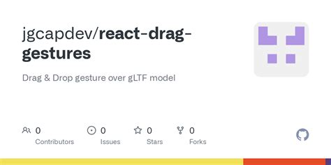 Github Jgcapdevreact Drag Gestures Drag And Drop Gesture Over Gltf Model