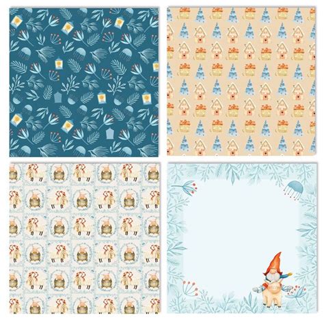 Sheets Winter Christmas Scrapbooking Pads Paper Vicedeal