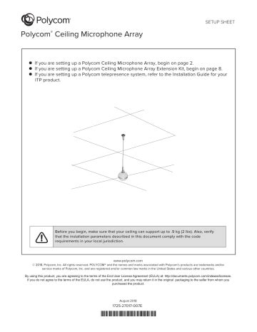 Polycom Wireless Microphone System Setup Sheet Manualzz