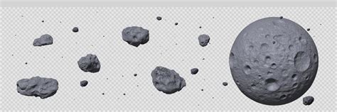 Asteroid Belt With Explanation Infographic Vector Image