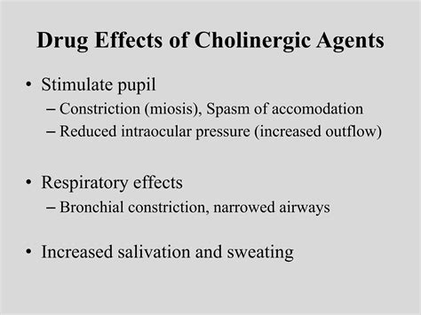Cholinergic Drugs Pptx