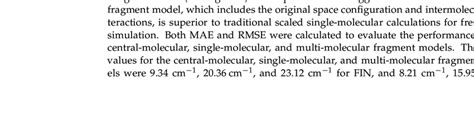 Vibrational Frequencies And Dominant Normal Modes Of Multi Molecular Download Scientific