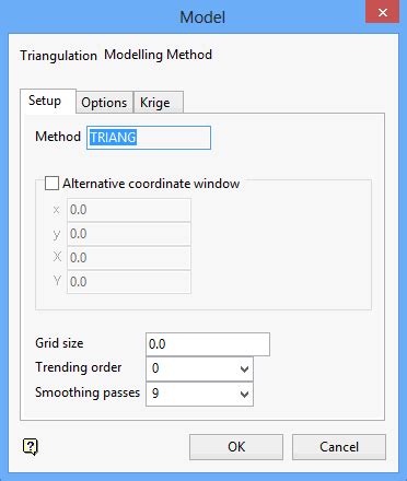 Vulcan Grid Calc Model Grid Model