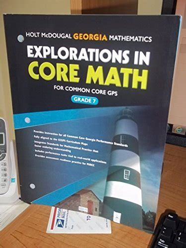 Explorations In Core Math Common Core Gps Student Edition Grade 7 2014