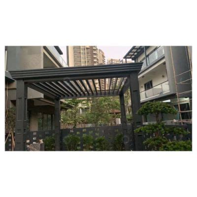 Prima Pergola Exterior Motorizado Gazebo Moderno Aluminio Louvre Techo