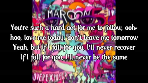 Maroon 5 Love Somebody Lyrics YouTube