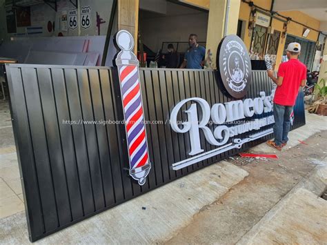 Romeos Outdoor Aluminium Panel 3d Led Box Up Signboard Signage At Paka