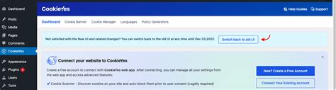 Ui Migration From Legacy Version Cookieyes Plugin