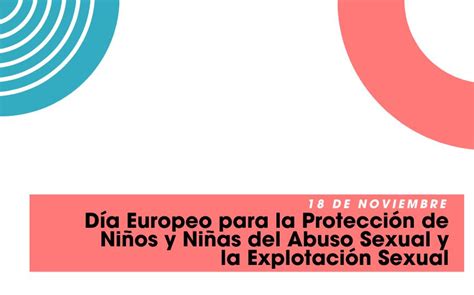 18 De Noviembre Día Europeo Para La Protección De Niños Y Niñas Frente