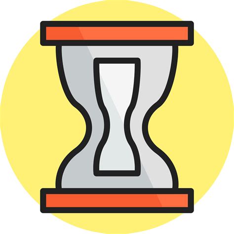 Hourglass Line Filled Icon 330142 Vector Art At Vecteezy