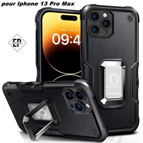 Coque Antichoc Shockproof Avec Protection De Camera Pour Iphone 13 Pro Max Fiche Technique Et