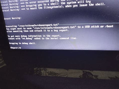booted my system today and found these errors r voidlinux