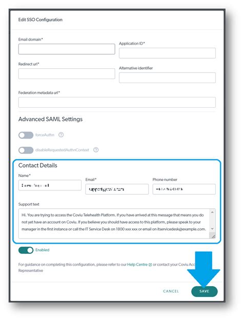 Enterprise How To Update Your Sso Support Contacts