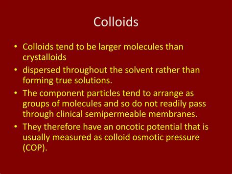 PPT Colloids An Overview PowerPoint Presentation Free Download ID