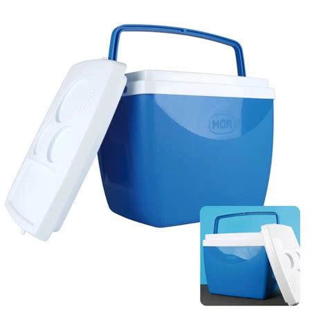 Mandiali e Shop Caixa Térmica 18 Litros Cooler Alça Azul Mor