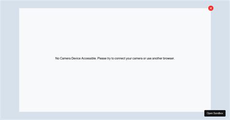 DevArt002 Camera Popup Codesandbox