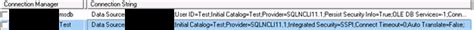 How To Set Ssis Package Connection Timeout To Unlimited
