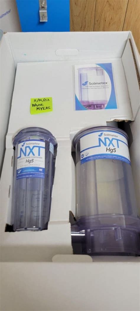 NEW In Box SOLMETEX NXT HG5 001 002 Amalgam Separator KIT