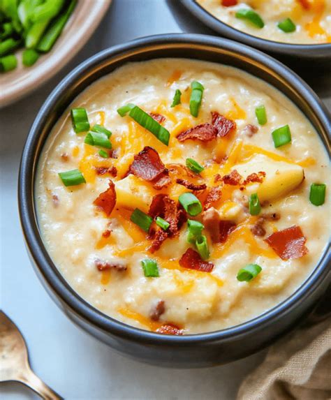 Slow Cooker Loaded Baked Potato Soup Recipe
