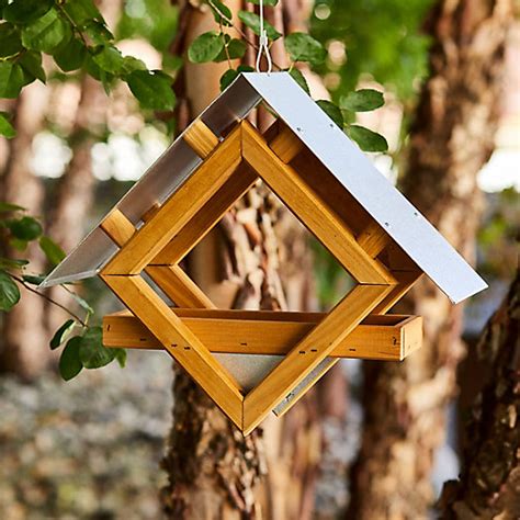 Triangle Hanging Bird Table Proyectos De Carpintería Decoraciones De