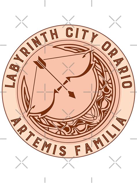 Danmachi Labyrinth City Orario Artemis Familia Retro Pink Poster For