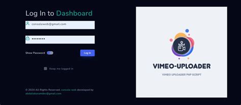 Vimeo Uploader For Uploading Videos To Vimeo By Abdullahkaram Codester